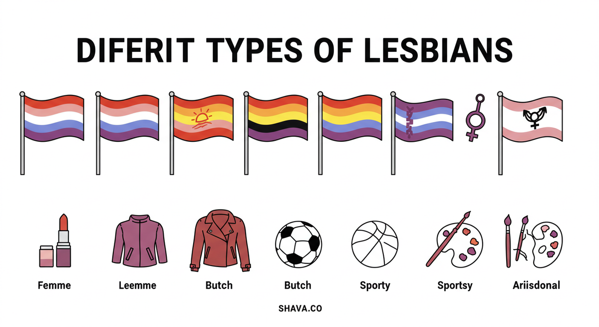 Different Types of Lesbians in LGBTQ+ – SHAVA