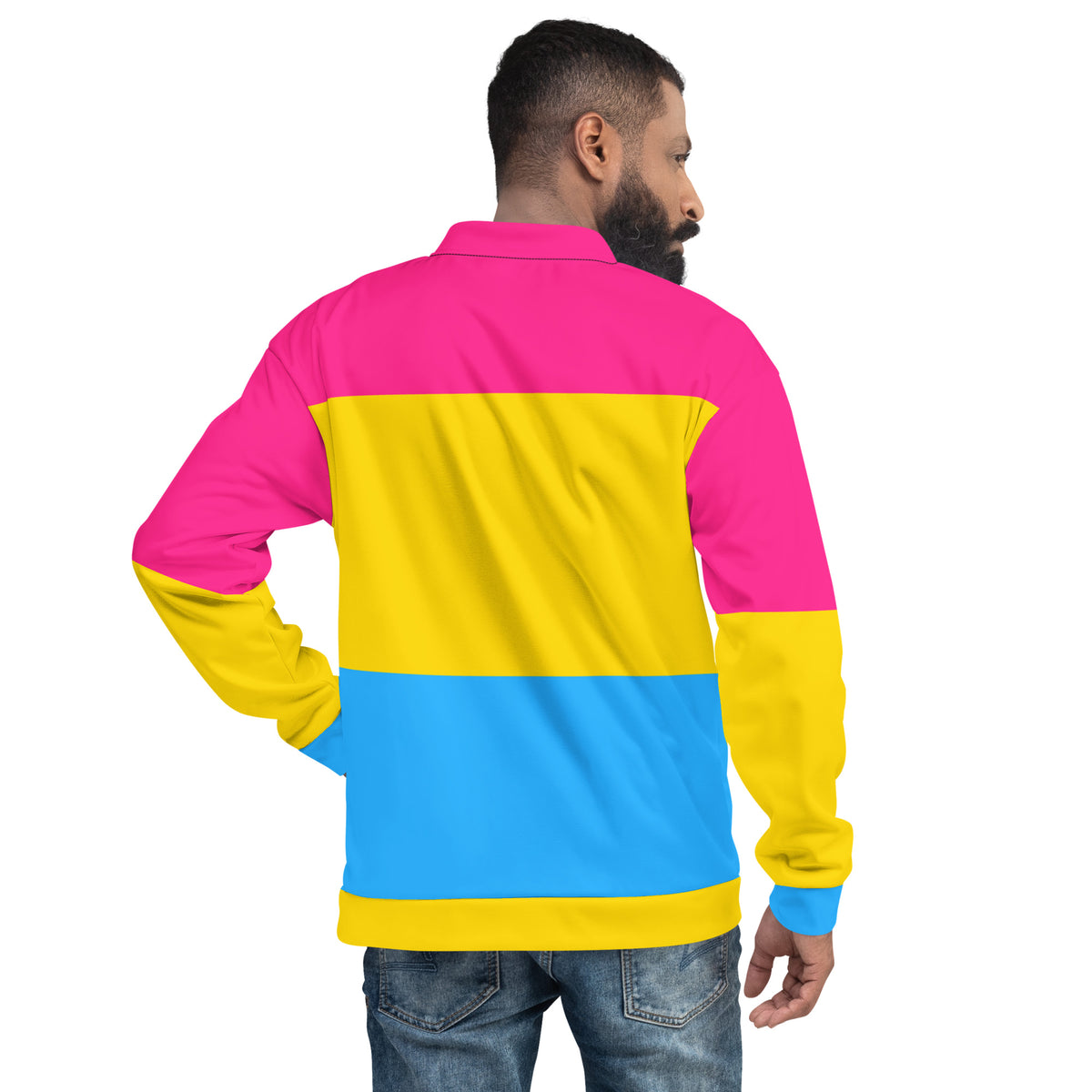 LGBTQ Pride FLags Unisex Bomber Jacket, Panasexual Pride Flag – SHAVA
