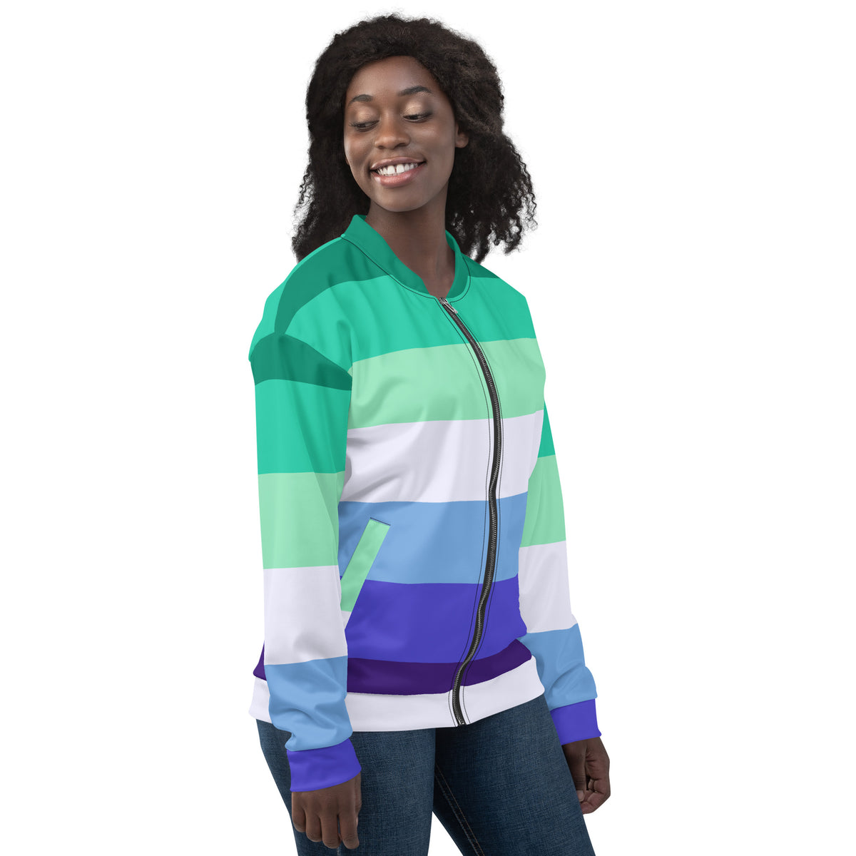 LGBTQ Pride FLags Unisex Bomber Jacket, Gay Pride Flag – SHAVA